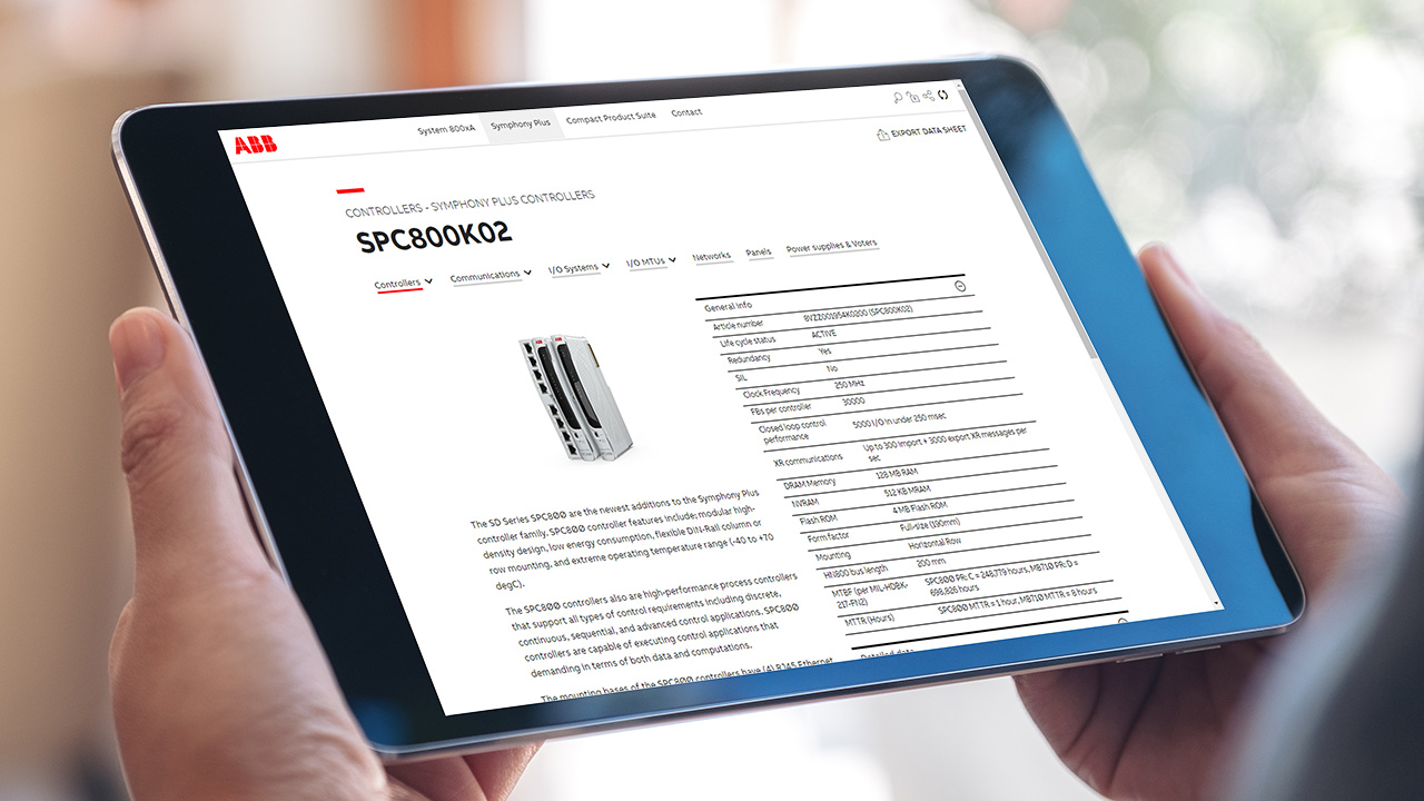Symphony Plus | Control Systems | ABB