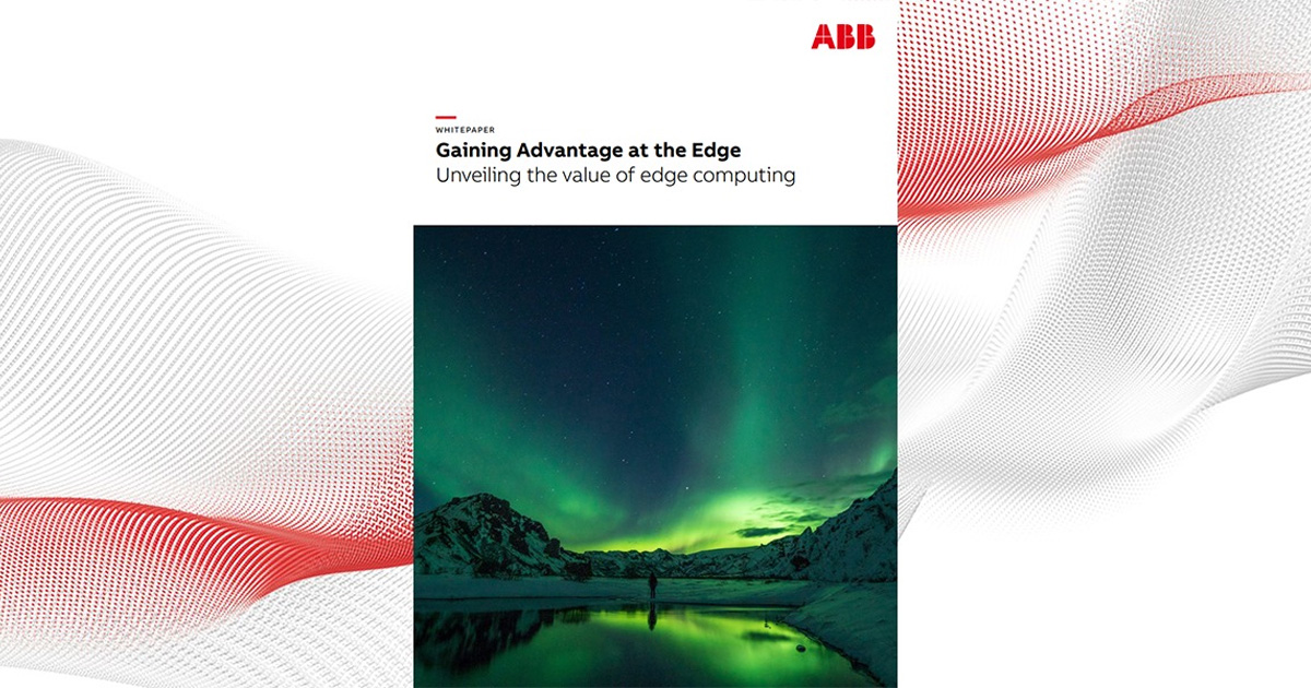 The value of edge computing - ABB Ability Edgenius Operations Data ...