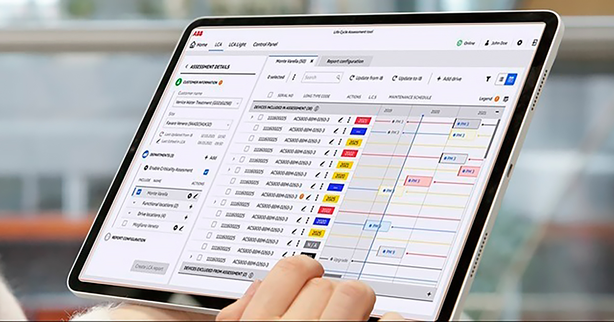 Livscykelanalys | ABB Motion Services - Tillståndsbaserat underhåll ...