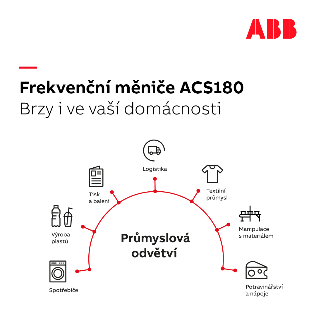 ACS180 - Strojní zařízení (Nízkonapěťové frekvenční měniče) | ABB