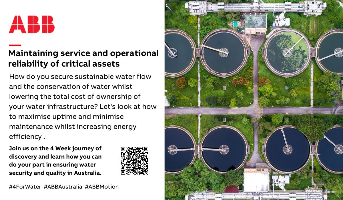 4ForWater ABB_Maintain service reliability of critical assets water